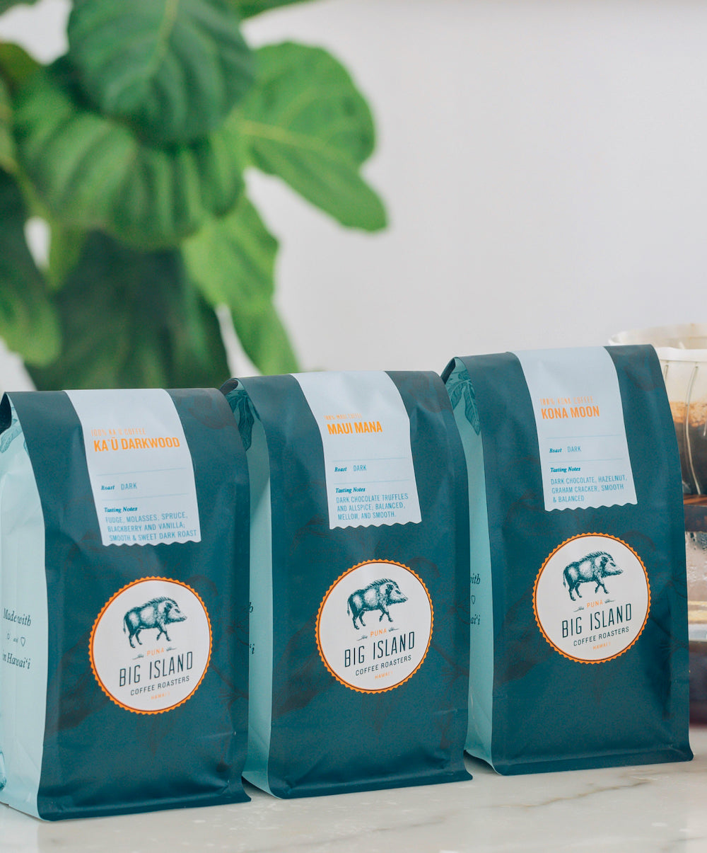 100% Hawaiian & Kona Coffee | Maui, Ka'u & Peaberry - Big Island Coffee ...