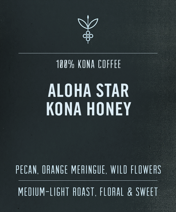 Aloha Star Kona Honey Coffee - Big Island Coffee Roasters